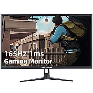 idea display 165Hz Gaming Monitor 25-inch FHD TN, 1920 x 1080, MPRT 1ms, (Supports 144Hz) 16.7M 72% NTSC, 400cd/m², 2xHDMI 1xDisplayport, Frameless FreeSync HDR, LED Backlit, P25F