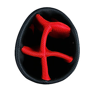 Orlimar SRX 5.6 Golf Stand Bag, Black Compact Lightweight Walking Golf Club Bag for Men with 5 Way Divider Top 5 Zippered Pockets Rain Hood Cover Padded Double Carry Strap Water Bottle Sleeve