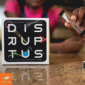 Foxmind, Disruptus, Mind Card Dice Game, Fun and Exciting Activity for Family and Friends
