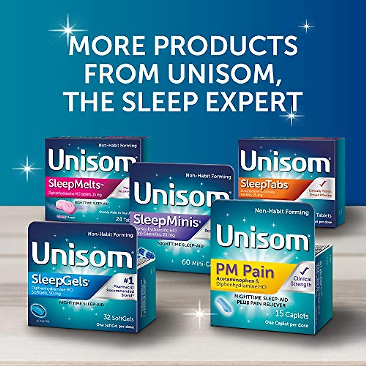 Unisom SleepGels, 32 Softgels per Box