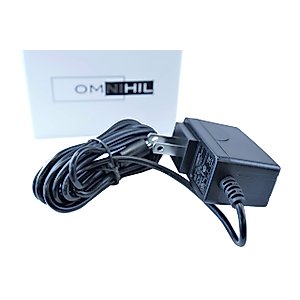 8 Feet Omnihil AC/DC Power Adapter 12V 1A (1000mA) 5.5x2.5millimeters / 5.5x2.1millimeters Regulated/UL Listed/FCC Certified (Compatible with Many Models)