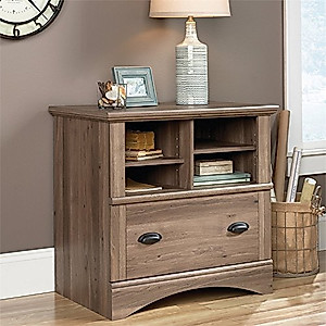 Sauder Harbor View Lateral File, Salt Oak finish