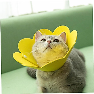 Balacoo 10 Pcs Sponge cat Headgear Chocker cat Cone Collar Soft cat Neck Collar Soft cat Cone cat Cones to Stop Licking Small cat Collar Decorative pet Neck Collar The cat eva pet Ball