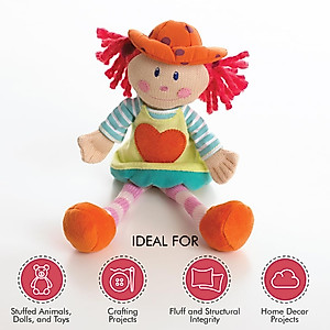 Fairfield Poly-Fil Crafter’s Choice Packaging Fiber, 10 Ounce (Pack of 1), Blue