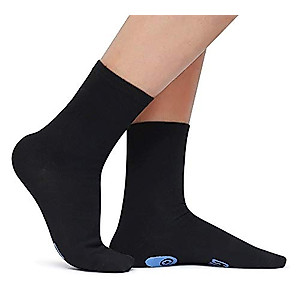 Henwarry Do Not Disturb Gaming Socks Funny Cotton Novelty Gamer Socks Gifts for Men and Women (Long, A02-Black/Blue)