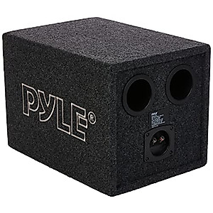 Pyle Bandpass Enclosure Car Subwoofer Speaker - 500 Watt High Power Car Audio Sound Component Speaker System w/ 10-inch Subwoofer, 2" Aluminum Voice Coil, 4 Ohm, Ported Enclosure System - Pyle PLQB10