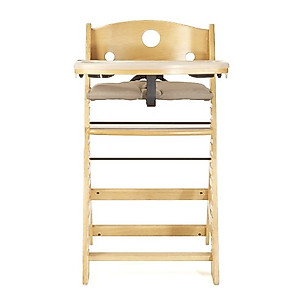 Keekaroo Height Right High Chair with Tray, Natural
