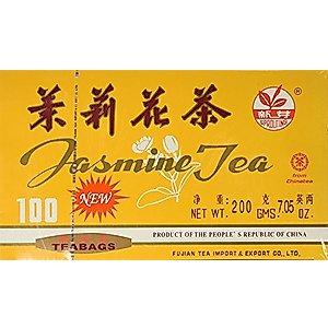 Chinese Jasmine Green Tea 100 Tea Bags by A2AWorld Green Tea