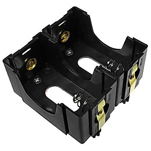 E-outstanding Battery Holder 2PCS D Size Battery Case Used for Physics Laboratory School Electronic Experimenting