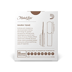 D’Addario Woodwinds Mlurie, Bb, 3.5, 10 Bx (RML10BCL350)