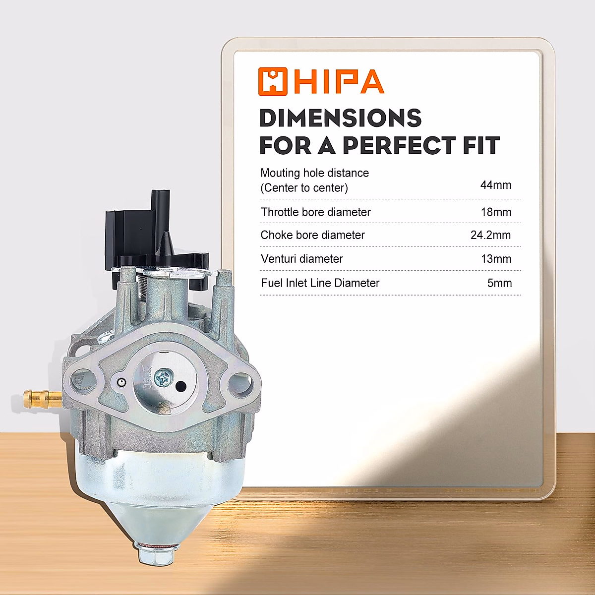 Hipa 16100-Z8B-901 BB76A A Auto Choke Carburetor 17211-ZL8-023 Air Filter for Honda GCV160 GCV160LAO S3B NH1 GCV160LA0 S3LB HRR2169VKA HRR216K9VKAA HRR216K10VKAA 7021P HU700F TB240 TB130