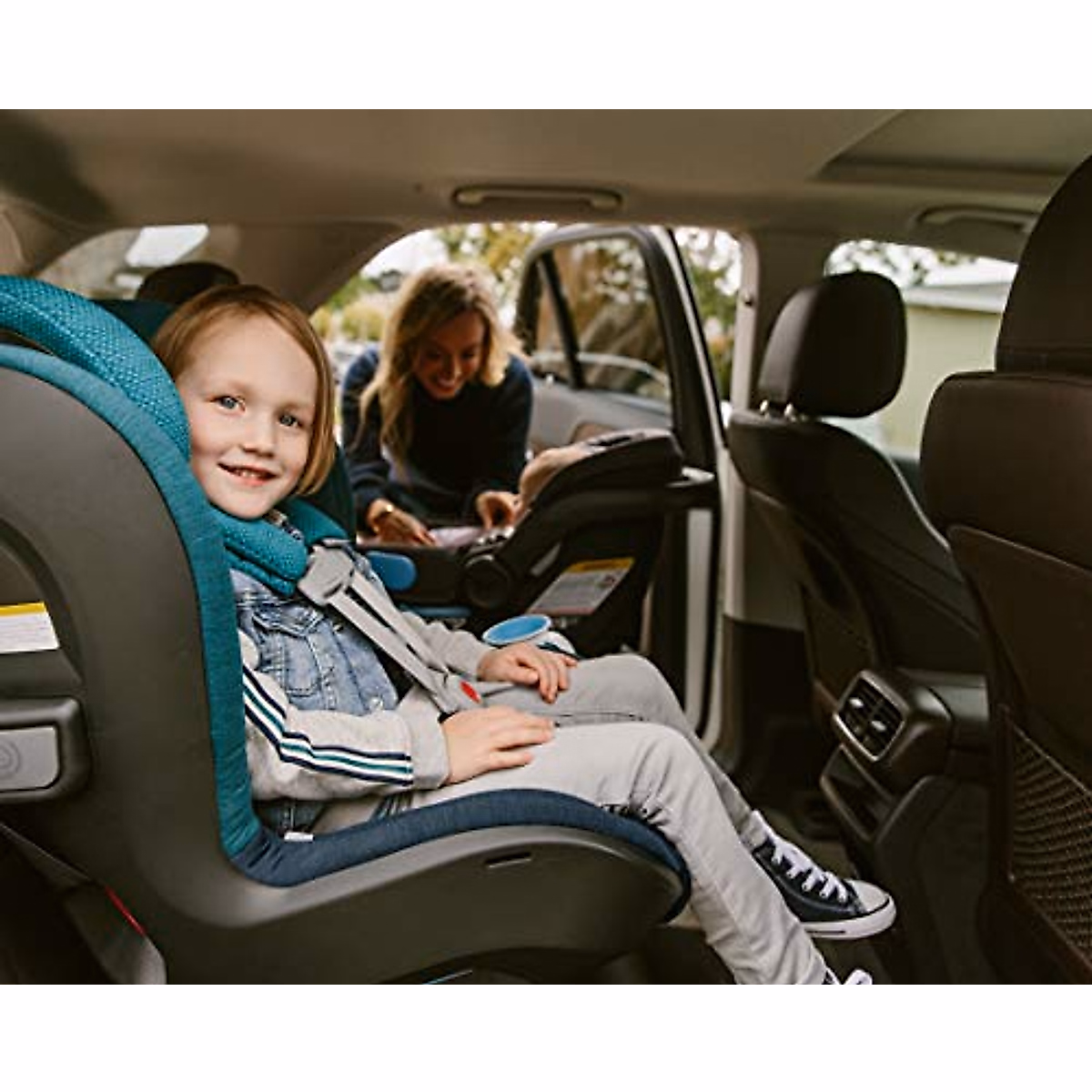 Knox Convertible Car Seat - Bryce (White and Grey Marl)