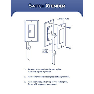 Decora Light Switch Extender for Children - 2 Pack
