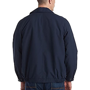 Perry Ellis Men?s Jacket ? Casual Lightweight Water Resistant Microfiber Windbreaker Golf Coat (S-XL), Size Medium, Dark Sapphire
