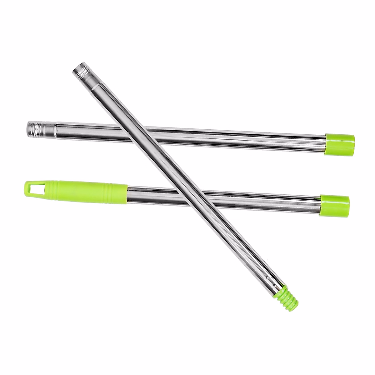 NOLITOY 4 Sets Mop Stick Replacement Pole Handle Mop Rod Mop Accessory Rod para Refills Pool Skimmer Fiberglass Broom Commercial Broom Pole Broom Stick Pole Holder Dust Mop Stainless Steel
