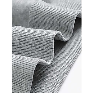 Cioatin Women’s Y2K Slogan Letter Graphic Oversized Aesthetic Hoodie Drop Shoulder Fleece Hooded Sweatshirt Pullover Light Grey