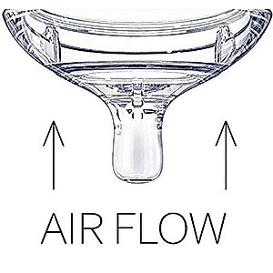Comotomo 2 Pack Silicone Replacement Nipple, Slow Flow Clear, 0-3 Months