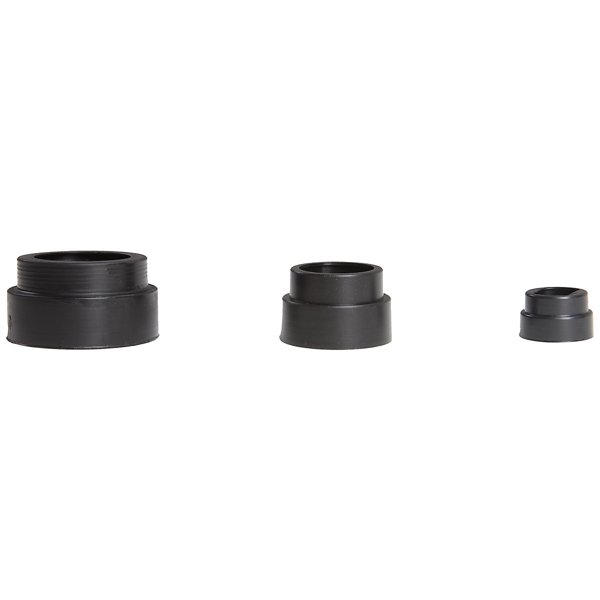 Bergen Industries T8-EC Replacement End Cap for T8 Tube Guards, Black, 25-Pack