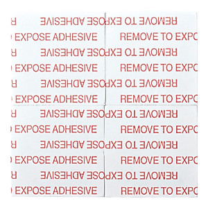 3M 108 Scotch Removable Mounting Squares, 1" x 1", White