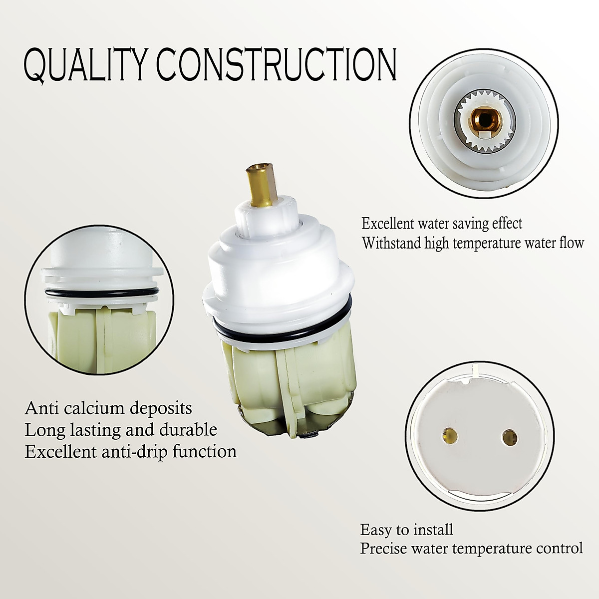 ALITZ RP32104 Shower Cartridge Replacement,compatible with Delta Monitor 1700 Series (1998-2005), compatible with Delta 1500/1700 Series made before 2006