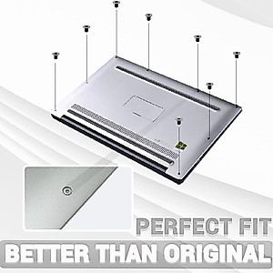 LeFix 12PCS M2x3 Torx T5 Screws + 1 Screwdriver Compatible with Dell XPS 13 9300 9305 9343 9350 9360 |XPS 15 9550 9560 9570|Precision M5510 5520 5530 5540,for Razer Blade,HP Envy 13|(Silver)