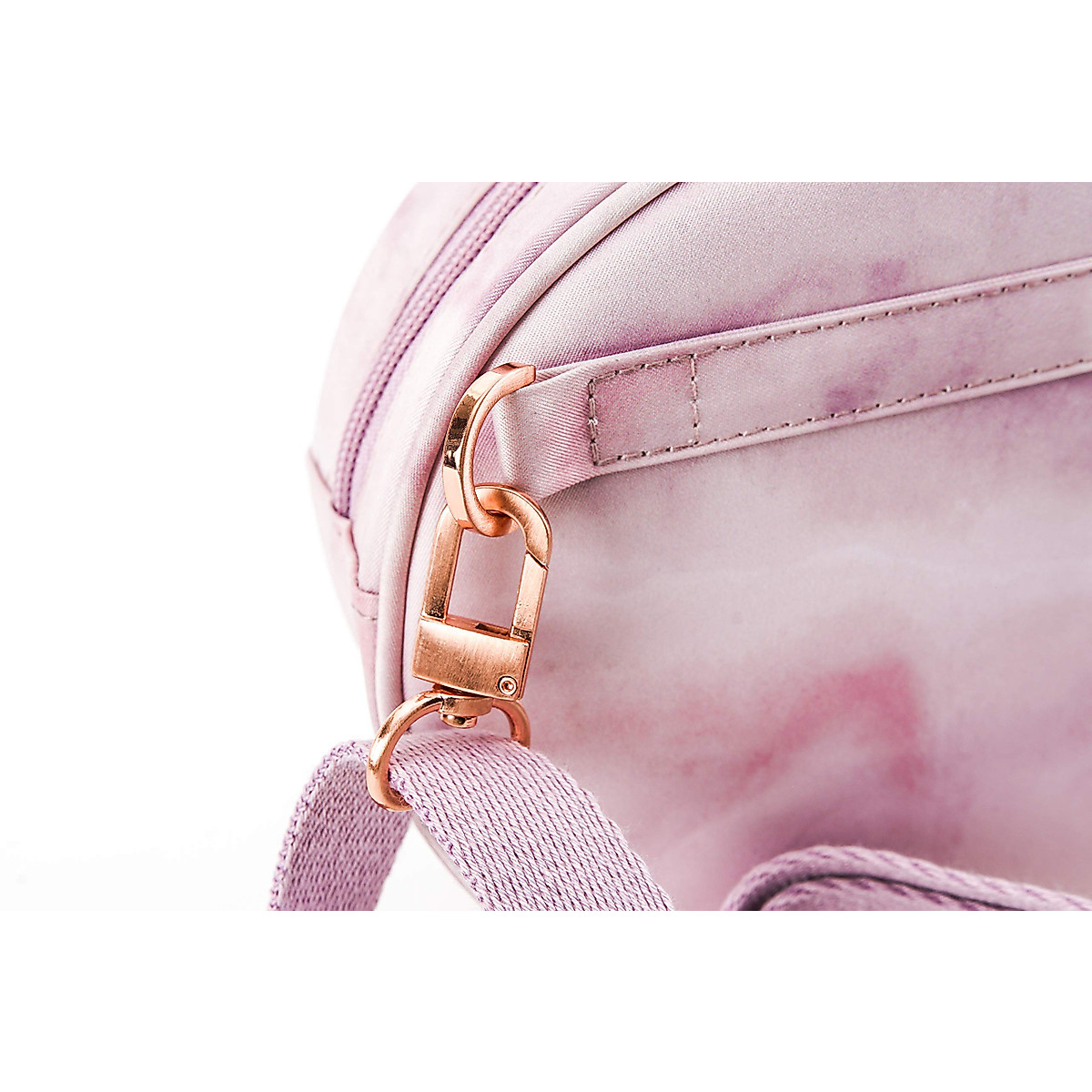 Ju-Ju-Be Jujube Freedom Belt Bag Fanny Pack | Travel-Friendly 2-in-1 Belt Bag, Lightweight Fashion Waist Pack Bag with Messenger Crossbody Strap | Rose Quartz, JB21385 RQT