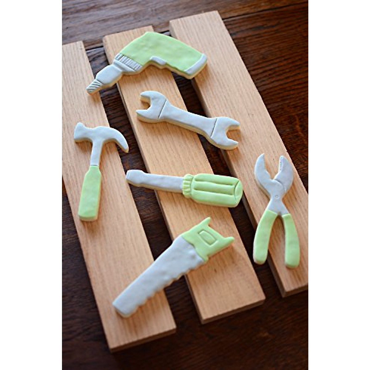 R&M International Construction Tool 6-Piece Cookie Cutter Set, 1-Pack, Metallic