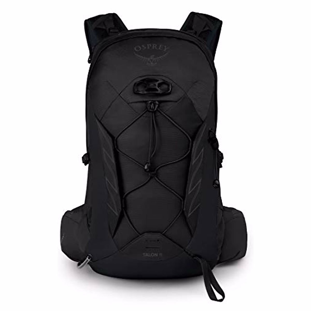 Osprey Talon 11L Men's Hiking Backpack with Hipbelt, Stealth Black, S/M