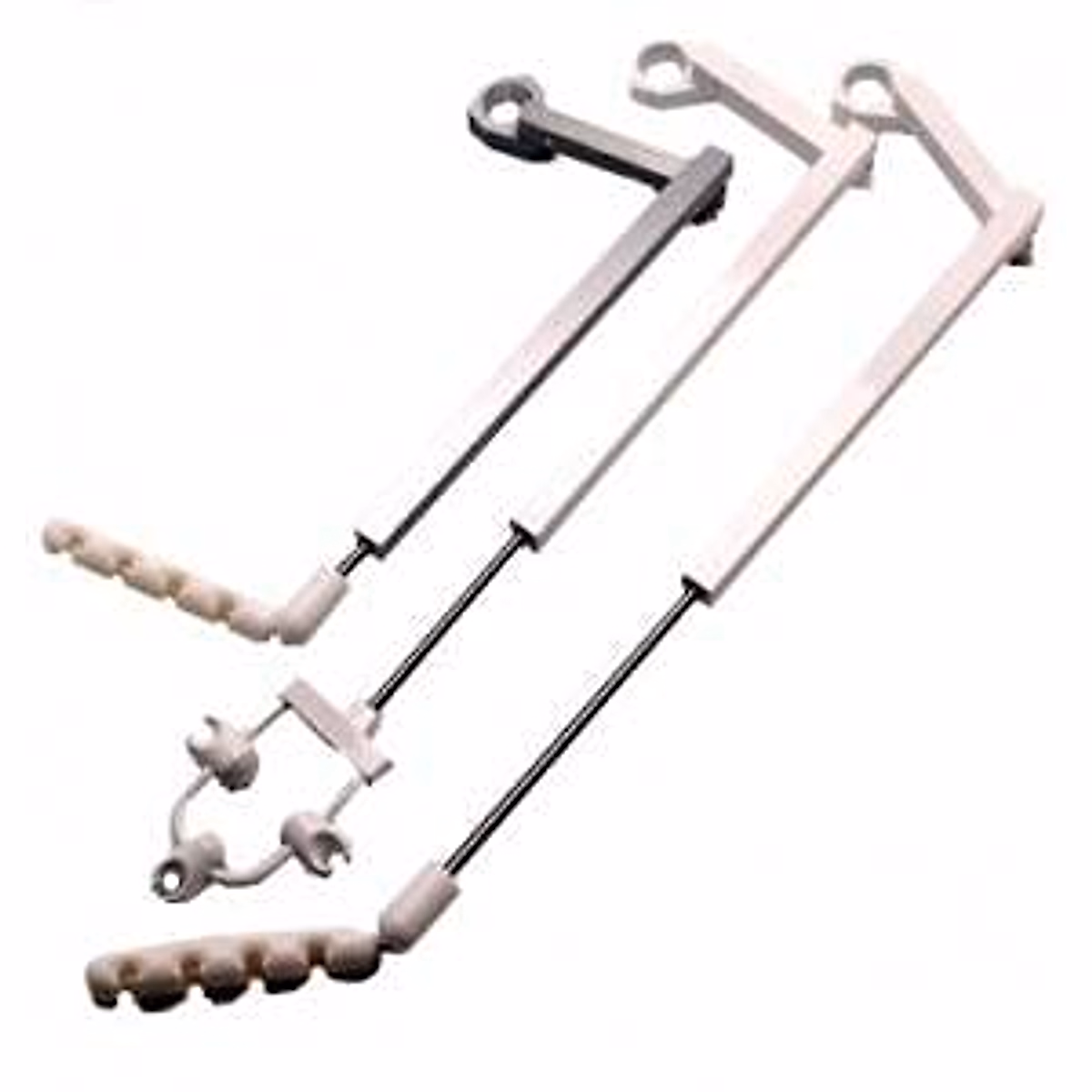 DCI 8187 Telescoping Arm with Horseshoe Bar & Holders, White
