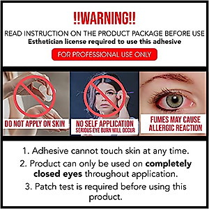 Lyon Lash SPEEDMAX Eyelash Extension Glue | 0.3-1.3 Sec Dry Time | Up to 8 Weeks Retention | Black Adhesive Supplies for Professional Use | (10ml/0.34 fl. Oz)