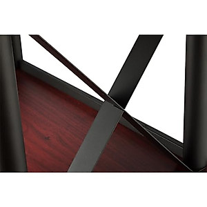 Pangea Audio Vulcan TT Turntable Stand with Vinyl Record Storage - Rosenut Red