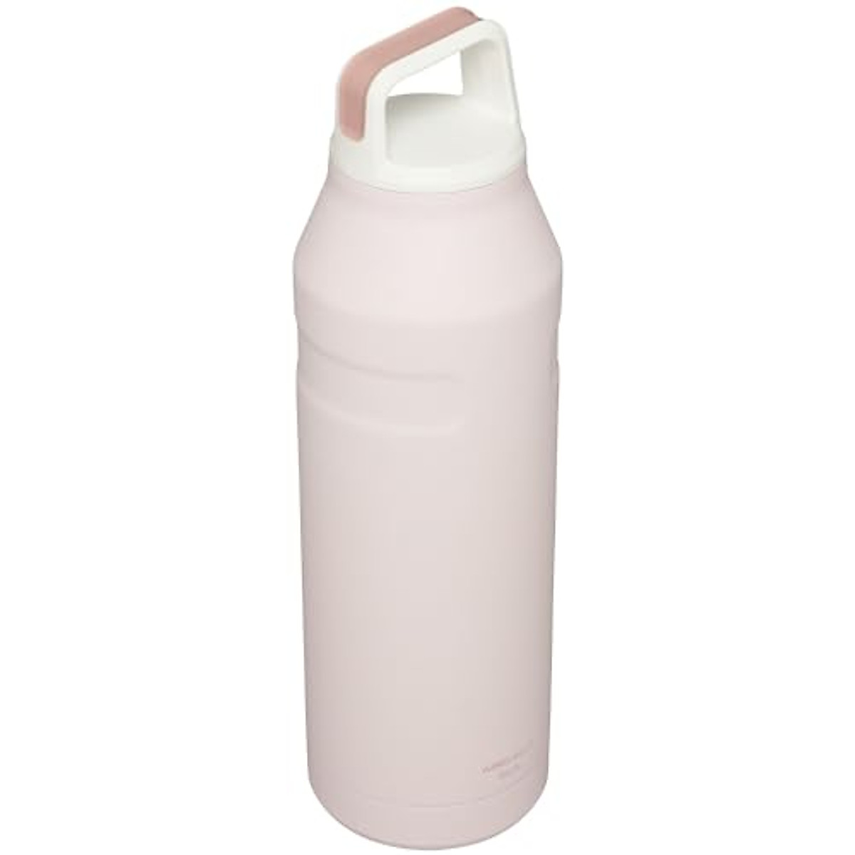 Stanley IceFlow Cap and Carry Water Bottle 50 oz | Wide Mouth Twist Lid | Lightweight and Leakproof for Travel and Sports | Insulated Stainless Steel | BPA-Free | Rose Quartz Glimmer