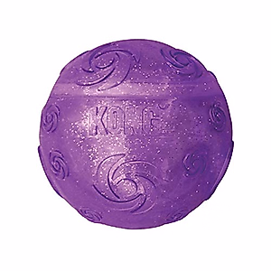 KONG Squeezz Crackle Ball, Medium, Colors may vary