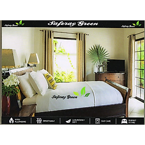 Hotel Luxury 3pc Dual Tone Duvet Cover Set-800 Thread Count 100% Organic Cotton Premium Bedding Collection Super King Plus 120 x 120 Inches Machine Washable (White & Black)