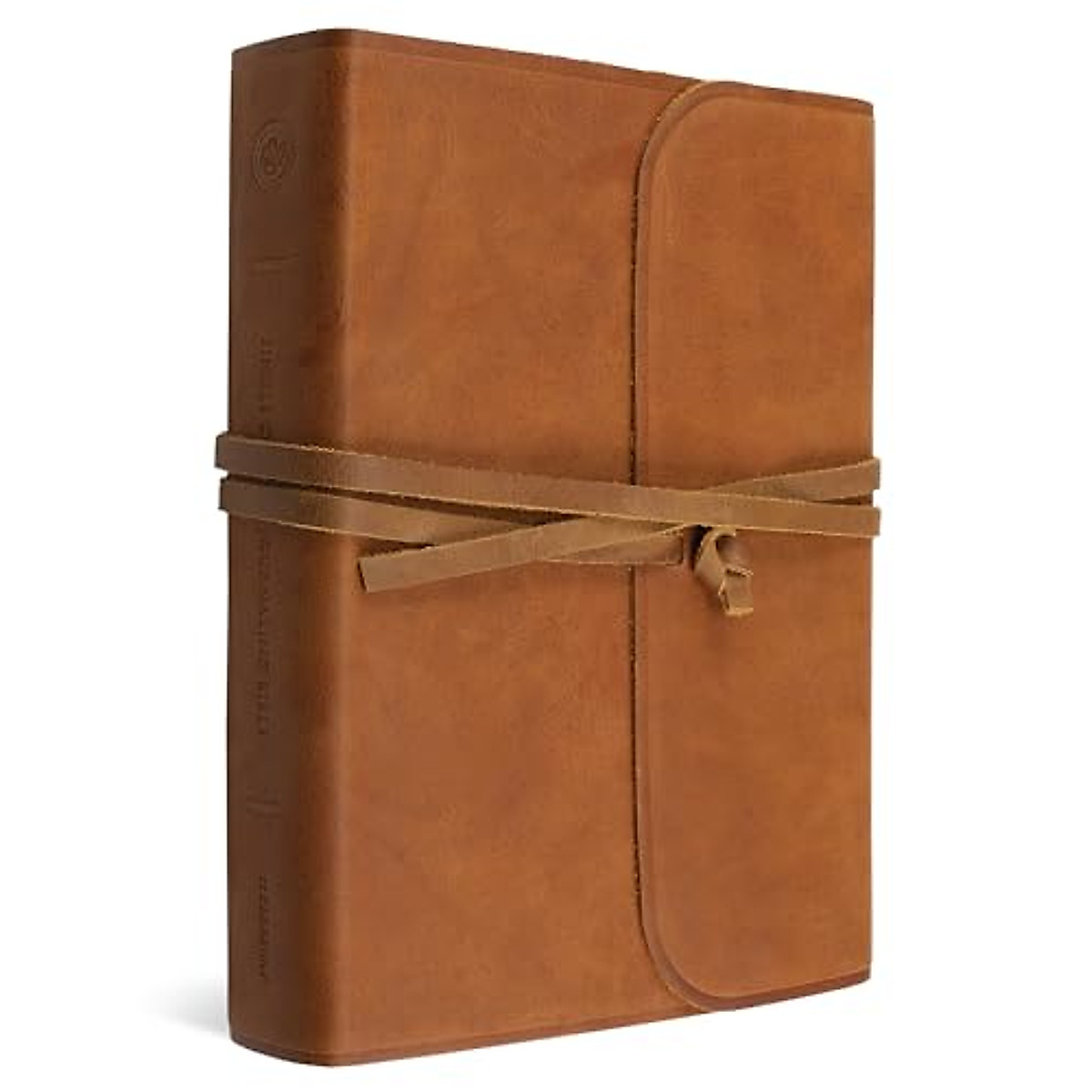 ESV Single Column Journaling Bible, Large Print (Brown, Flap with Strap)