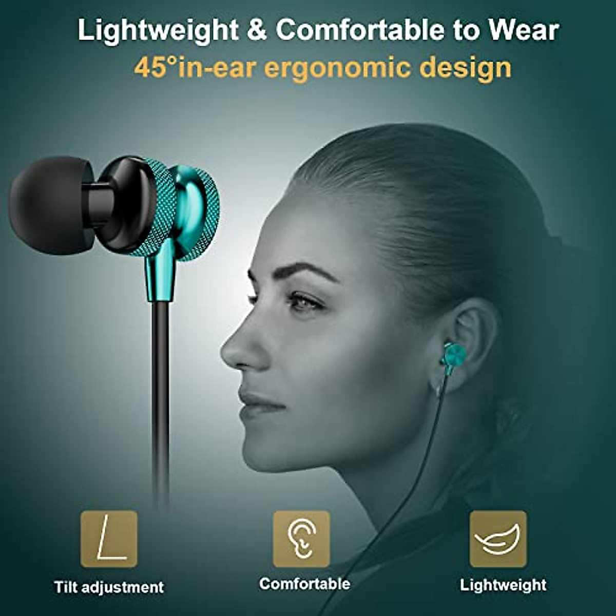 USB Type C Headphones for iPhone 15 Plus Earbuds with Mic, USB C Earphones In Ear Wired Magnetic Noise Canceling Headset for iPad Samsung S23 FE Fold 5 4 Flip 3 S22 S21 S20 Pixel 8 Pro 7 OnePlus 10T 9