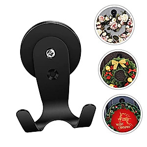 Amosfun 3pcs Coat Front Cup Room Retro Key Punch-Free Metal Mounted Sundries Cap Hook Utility Daily Use Hangers Duty Multi-Functional Hanging Refrigerator Towel Party for Door Round Bags