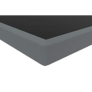 DHP 7" Upholstered Foundation, King Size Folding, Gray