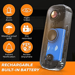 TOUCAN Wireless Video Doorbell with Chime and Wireless Pro Outdoor/Indoor Security Camera Bundle - Alexa & Google Enabled Bundle No Subscription Required