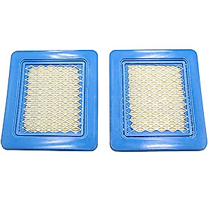 2 Pack 491588S Air Filter for BS 491588 399959 4942245 4915885 3.5-6.5 HP Quantum Engines, Lawn Mower Air Filter