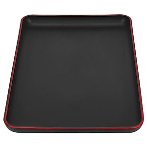 Weojeviy Plastic Tray, Japanese-Style Rectangular Plastic Tray, Food Tray, Multifunctional Rectangular Restaurant Service T Set Party Coffee Table Kitchen Home and Hotel(30 * 20cm)