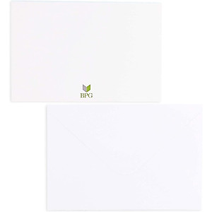 Juvale 12-Pack Blank Thank You Cards with White Envelopes, Baby Blue Striped Design, for Wedding, Bridal Shower, Baby Shower, Gender Reveal, Graduation, Business (4x6 in)