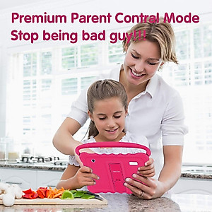 Kids Tablet for Toddlers Learning Tablet for Kids 7 inch 32GB Childrens Tablet with WiFi Dual Camera Shockproof Case Android Tablet with Parent Control Google Play Store YouTube Educational Games