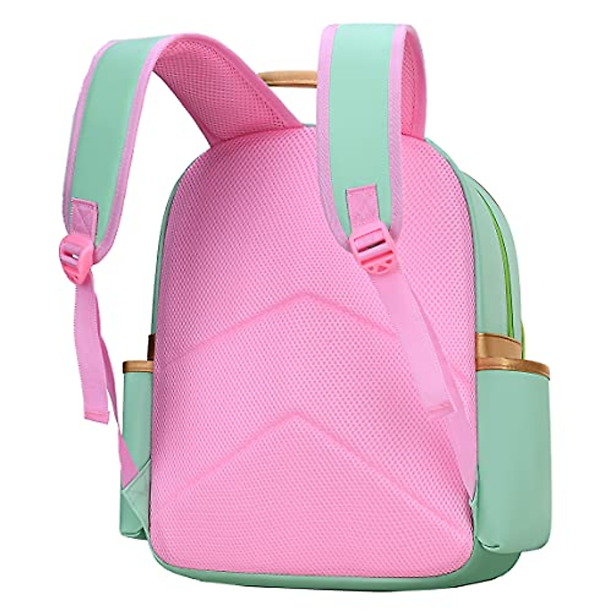 Children Princess Waterproof PU Backpack for Elementary School Girls