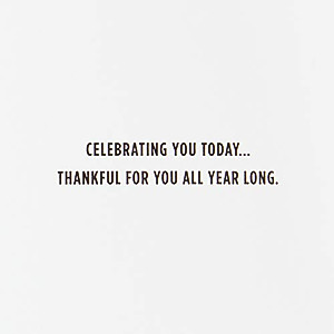 Hallmark Signature Father's Day Card (Cork Lettering, Thankful for You) (799FFW9652)