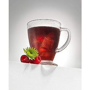 JoyJolt Declan Coffee Mug. Glass Coffee Mugs Set of 6. Clear Glass Coffee Cups 16 Oz with Handles for Hot Beverages - Cappuccino, Latte, Big Tea Cup. Crystal Clear Glass Cups, Espresso Coffee Gifts