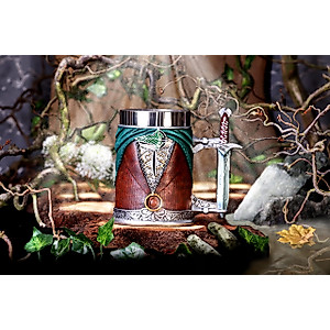 Nemesis Now Officially Licensed Lord of The Rings Frodo Tankard, Brown, 15.5cm (B5894V2), 500ml