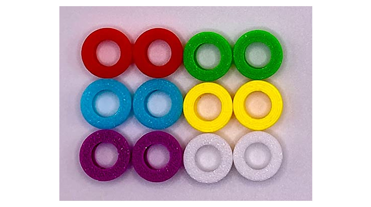 12 Pack Color Coded Circuit Breaker Caps for Aircraft