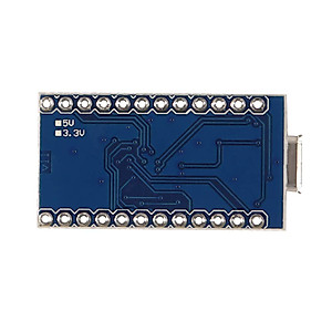 AITRIP Pro Micro ATmega32U4 5V/16MHz Module Board with 2 Row pin Header Compatible with arduino Leonardo Replace ATmega328 Pro Mini (1 PCS)