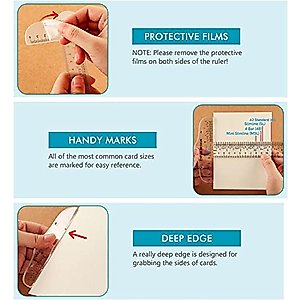 6 Inches Clear Acrylic T-Square Ruler, T Square Ruler, Drafting Tools, Drafting T Square, T Ruler Transparent for Crafting and Drafting